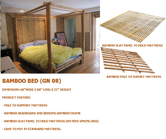 Bamboo Bed - Bamboo Furniture